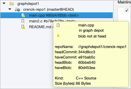 Repo file information